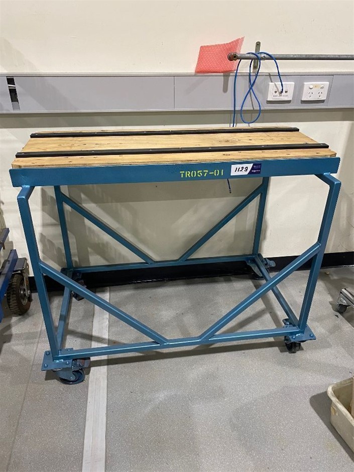 Mobile Workbench/Mobile Roller Conveyor Auction (1128-3024855) | Grays ...