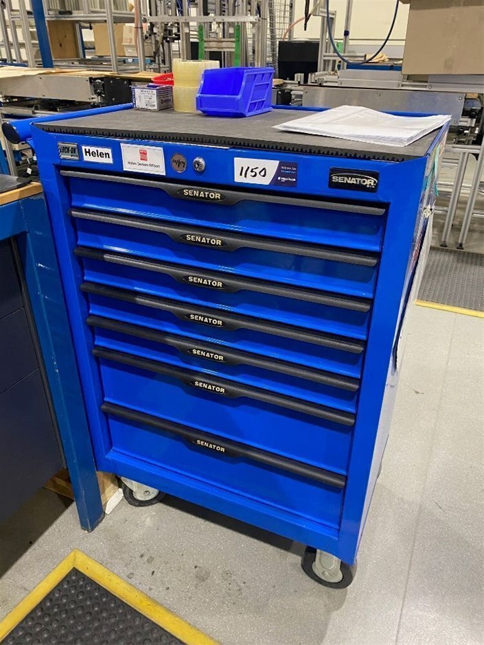 Mobile 7 Drawer Toolbox, Senator, with contents of assorted Tools ...