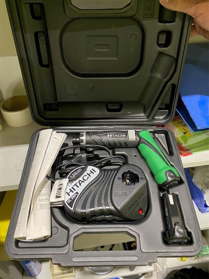 Hitachi Cordless Screwdriver with Charger Auction (1243-3024855 ...