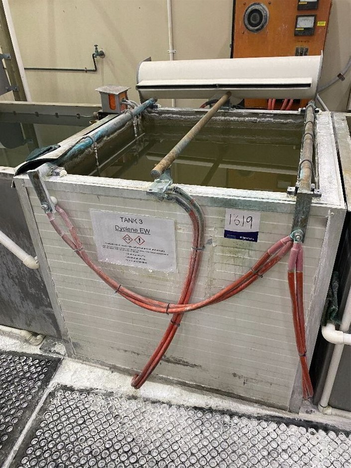Stainless Steel Plating Tank Auction (1619-3024590) | Grays Australia