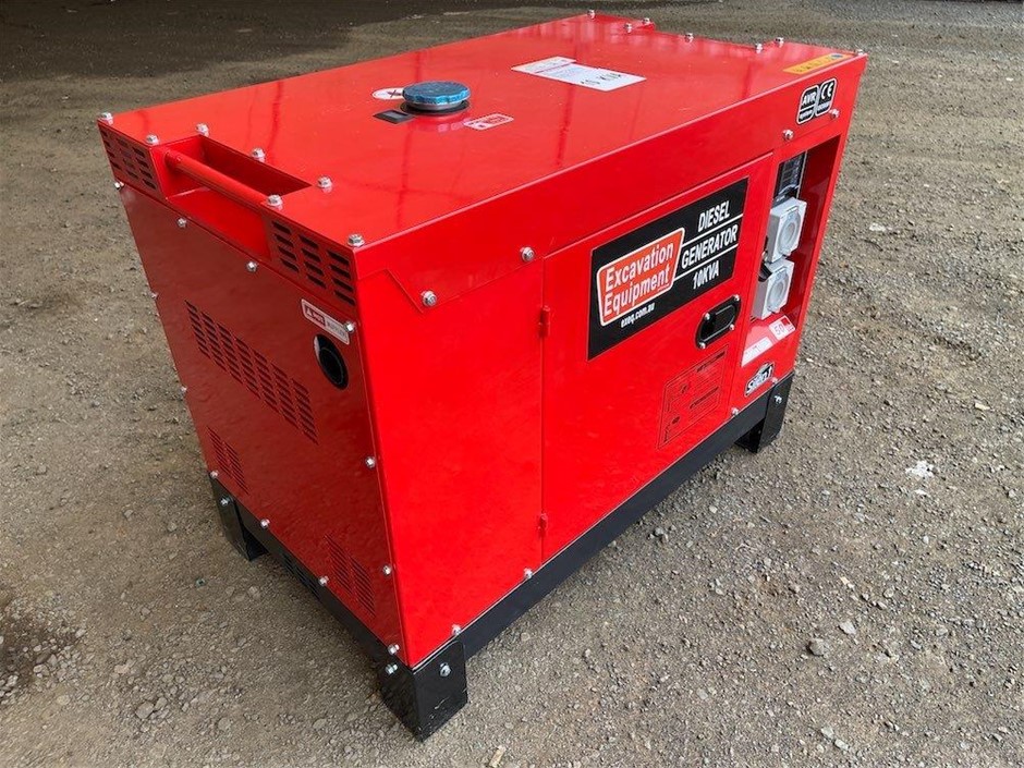Unused 10kVA Generator with ATS Auction (0007-7043914) | Grays Australia