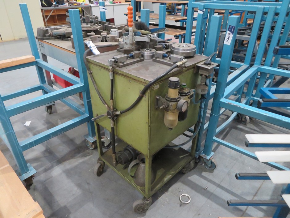 Hydraulic Punch Tool Machine with Enerpac Power Pack Auction (0061 ...