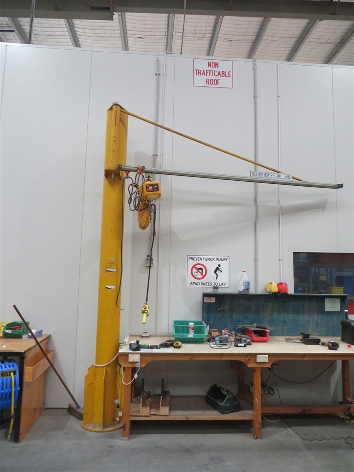 Radial arm jib crane, Millsom Auction (2007-3024441) | Grays Australia