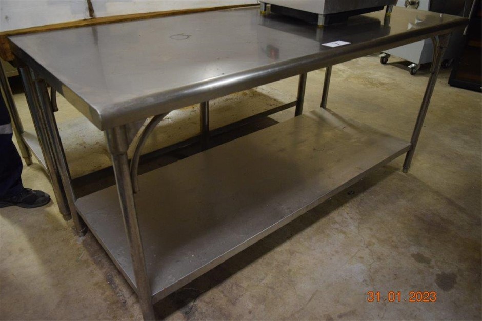 Stainless Steel Food Prep Bench Auction (0007-9038610) | Grays Australia