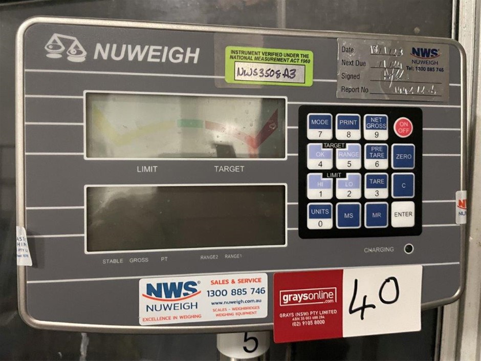 NUWEIGH Platform scales Auction (0040-5051736) | Grays Australia