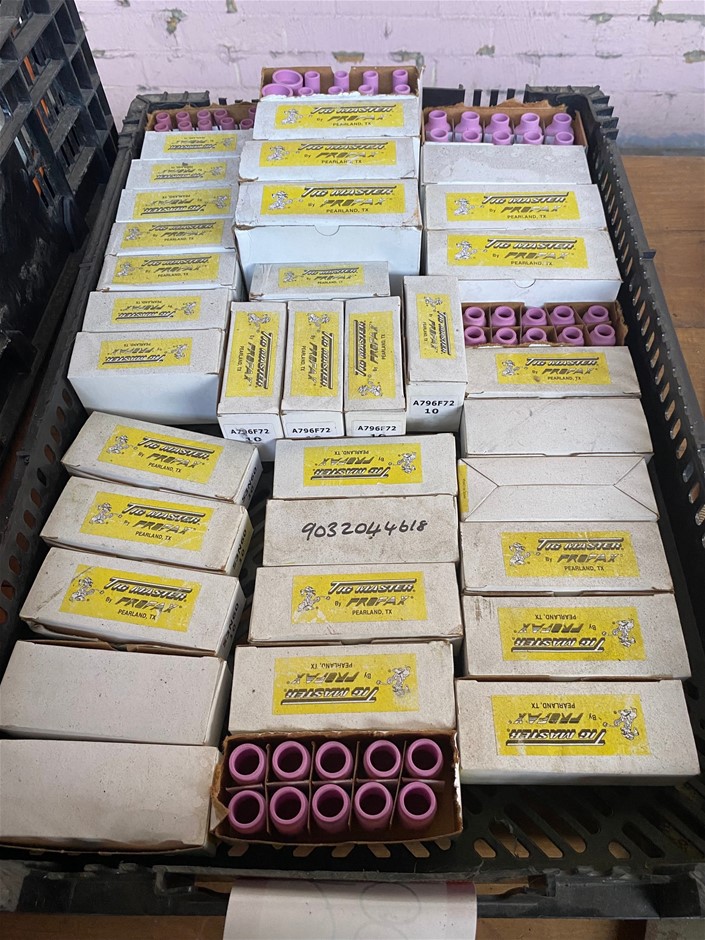 Crate of Various Sized Ceramic Gas Shrouds Auction (0028-3024560 ...