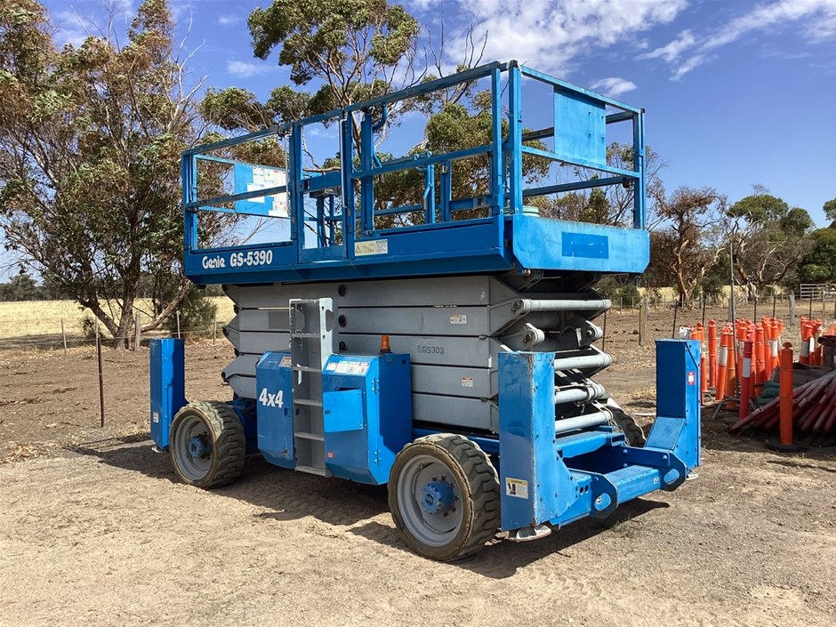 2001 Genie GS5390 Scissor Lift Auction (0011-3024378) | Grays Australia