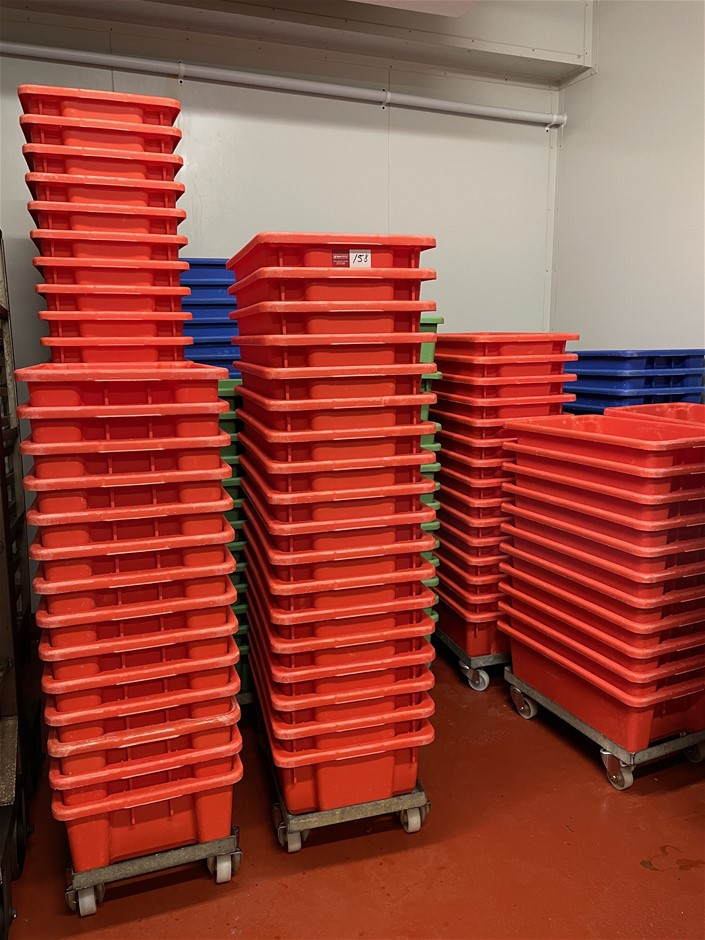 Poly bins and dollies Auction (0158-5051836) | Grays Australia