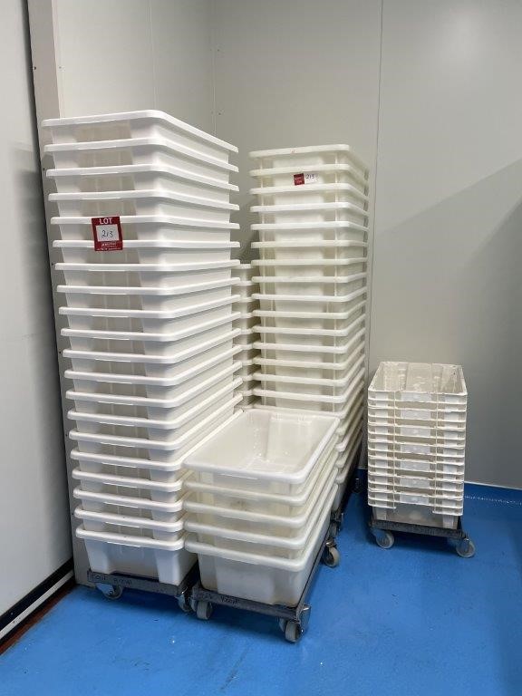 Poly bins and dollies Auction (0213-5051836) | Grays Australia