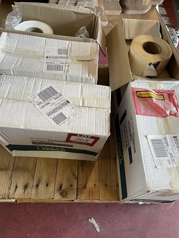 Crate labels Auction (0268-5051836) | Grays Australia