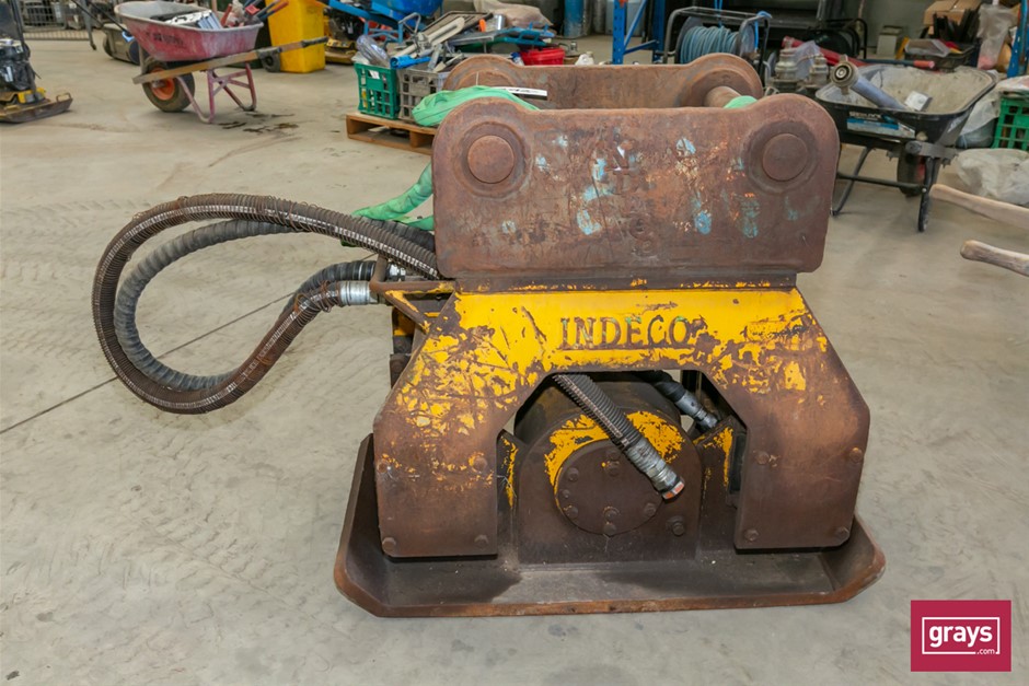Indeco Excavator Attachment - Vibrator/Compactor Plate Auction (0023 ...