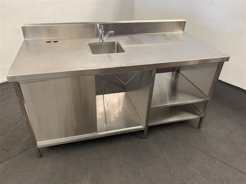 Stainless Steel Bench & Sink Auction (0061-7044742) | Grays Australia