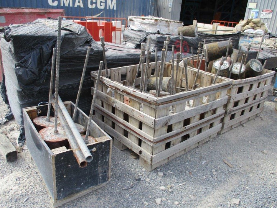 Assorted Neoprene Concrete Cast Inserts with "Z" Bars Auction (0291-3024787) | Grays Australia