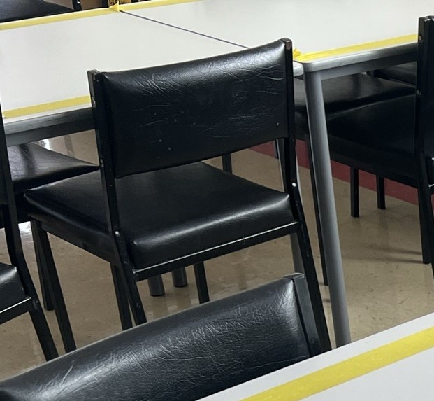 20 x Black Vinyl Stackable Canteen Chairs Auction (1894-3024854 ...