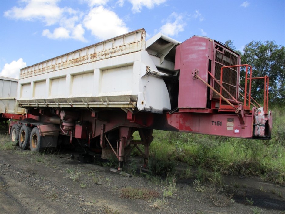 2007 Powertrans 3500mm wide Triaxle Power Trailer Auction (0006-7043893 ...