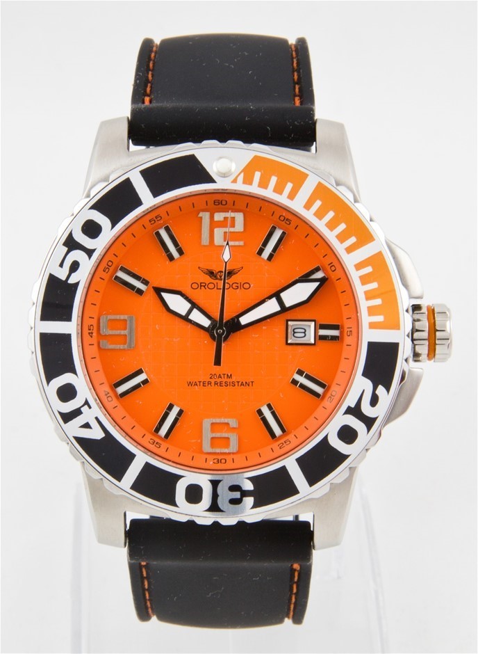 Orologio Bass Straight Collection Men's Date 200m Sports Watch Auction ...