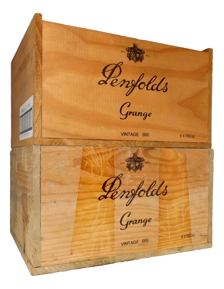 Pack of Assorted EMPTY Penfolds Wooden Boxes Auction (0057-10721589 ...