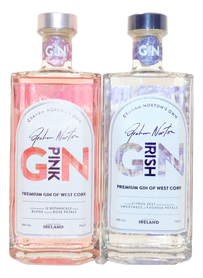 Pack of Assorted Graham Norton Irish Gin (2 x 700mL) Ireland Auction ...