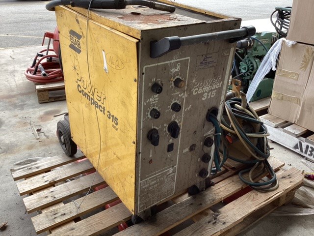 Esab Power Compact 315amp Mig Welder with Wire Feed Auction (0049 ...