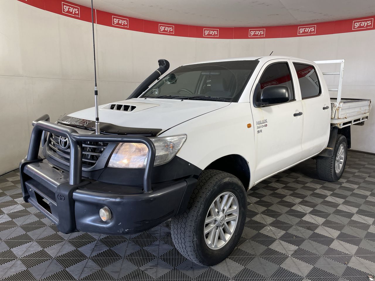 2012 Toyota Hilux 4X4 SR KUN26R Turbo Diesel Manual Crew Cab Chassis ...