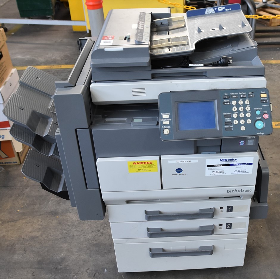 Konica Minolta bizhub 350 Multi Function Printer Auction (0011-5055389 ...