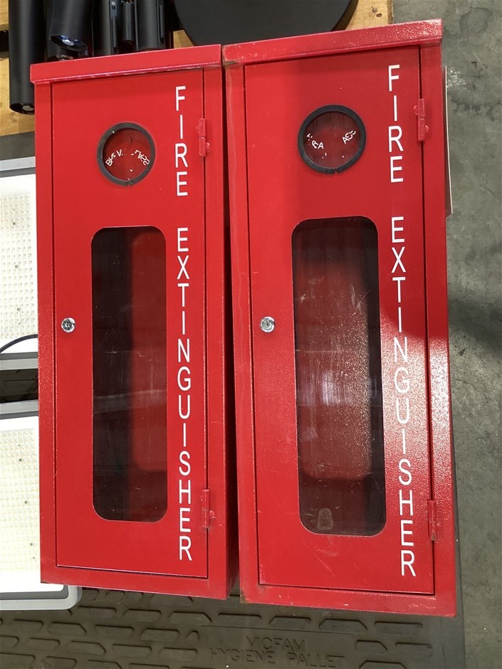 Fire Extinguisher Boxes, Qty x 2 Auction (0011-8017058) | Grays Australia