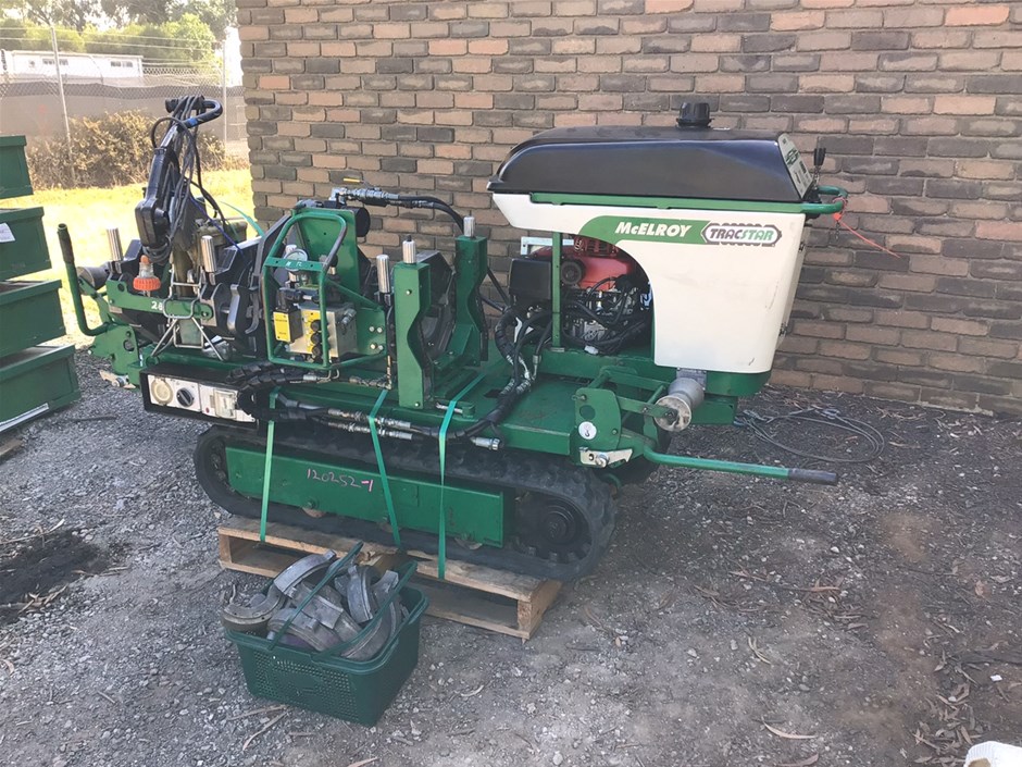 McElroy TracStar T800105 Poly Pipe Fusion Welding Machine Auction (0001 ...