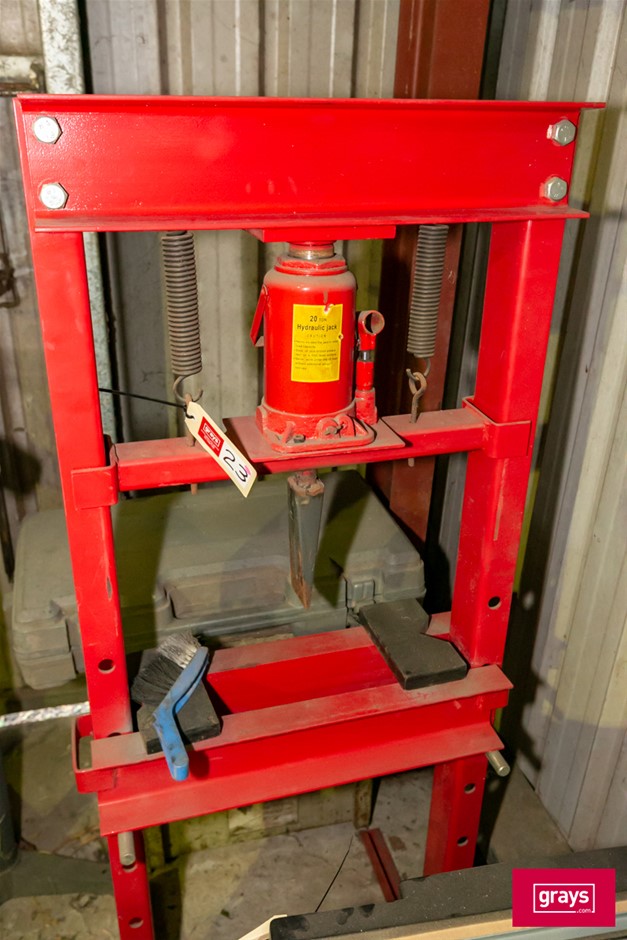 Workshop Hydraulic Press Auction (0023-5052396) | Grays Australia