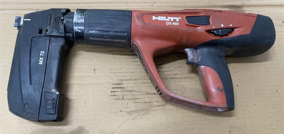 HILTI DX460 POWDER ACTUATED NAIL GUN Auction (0013-5052398) | Grays ...