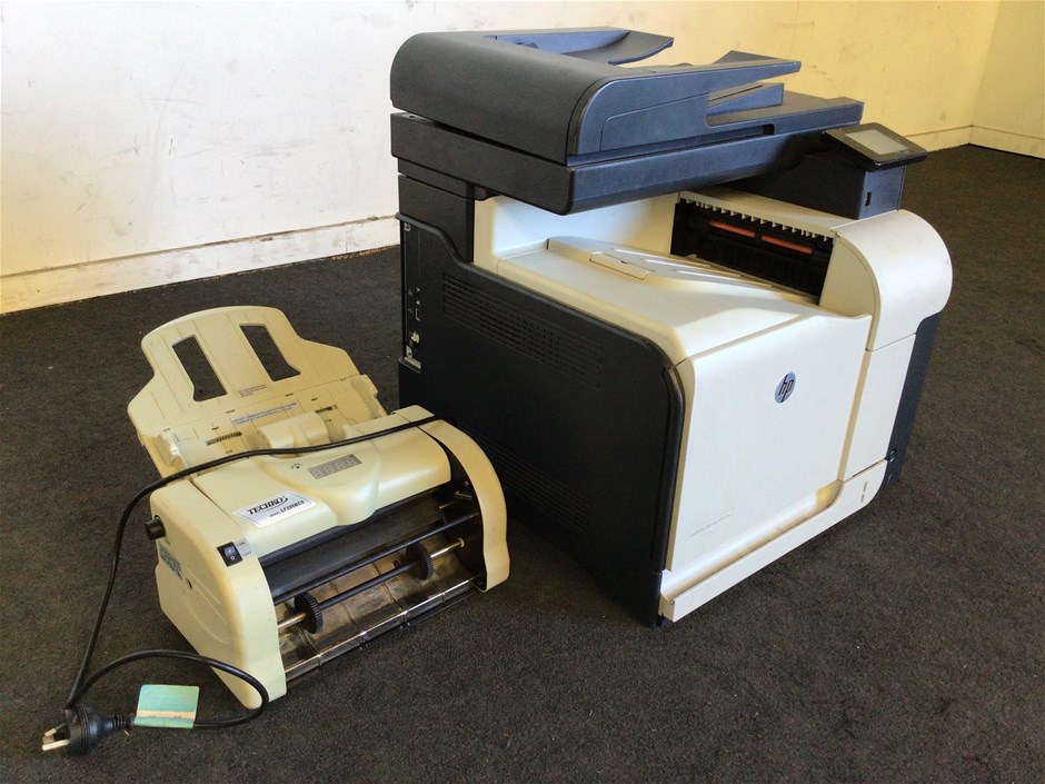HP Photocopier and 1x Techno folding machine Auction (0005-7044207 ...