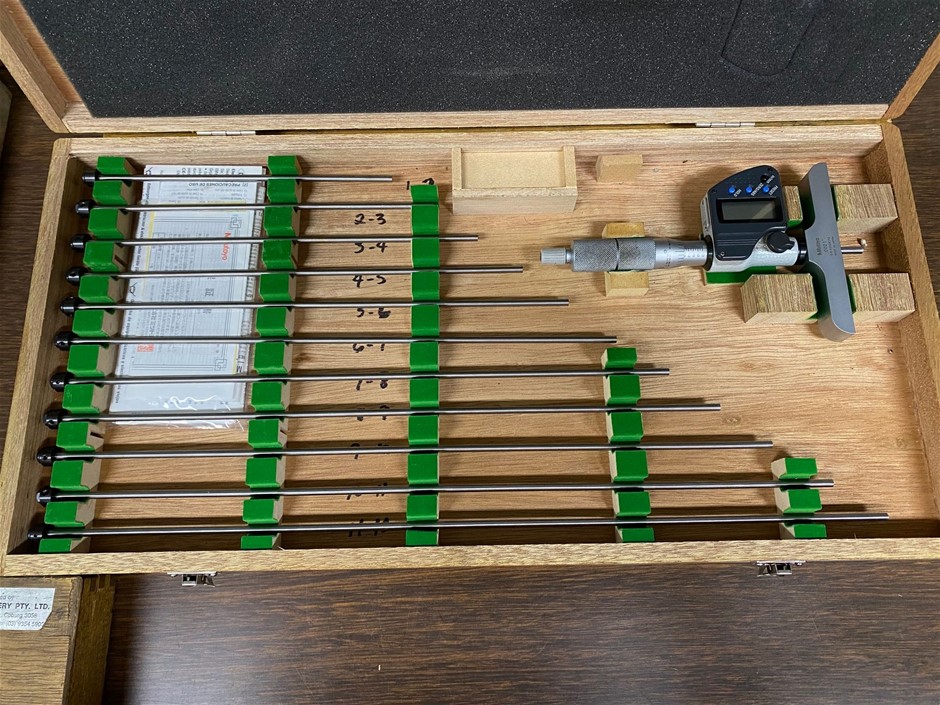 Mitutoyo DMC4 - 4-12" MX Depth Gauge Set Auction (0458-3025023) | Grays ...