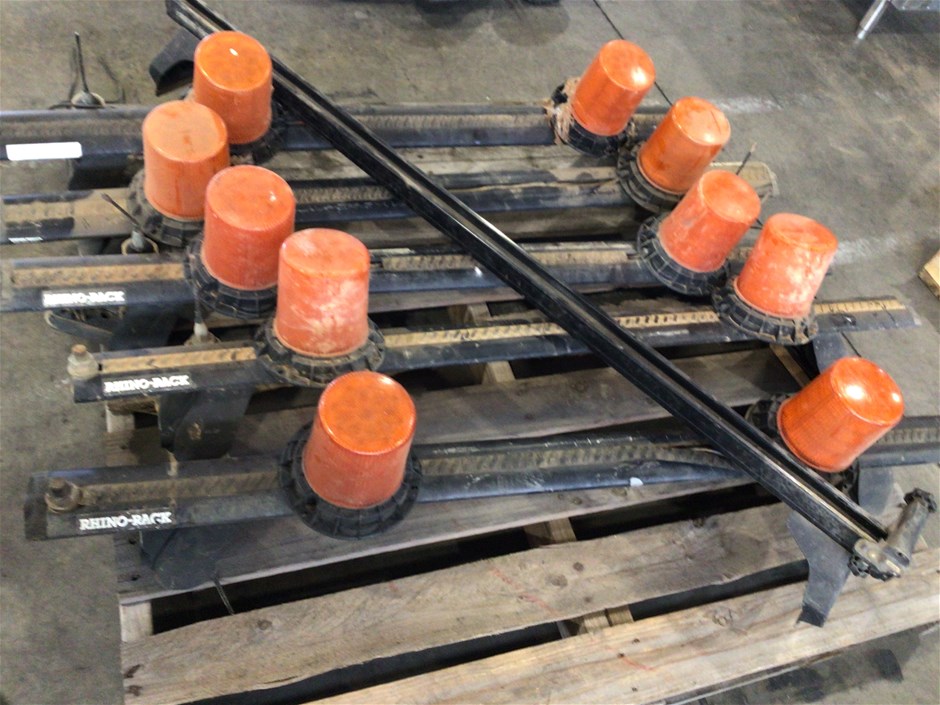 Rhino Racks With Flashing Amber Beacons Auction (0070-8016987) | Grays ...