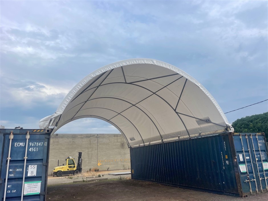 12 x 10m All Shelter 40ft Container Shelter Auction (0001-3025094 ...