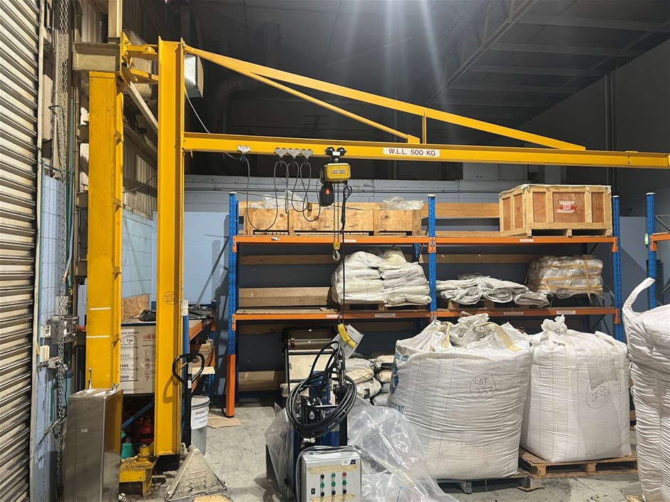 Radial Arm Jib Crane Auction (0226-3025024) | Grays Australia