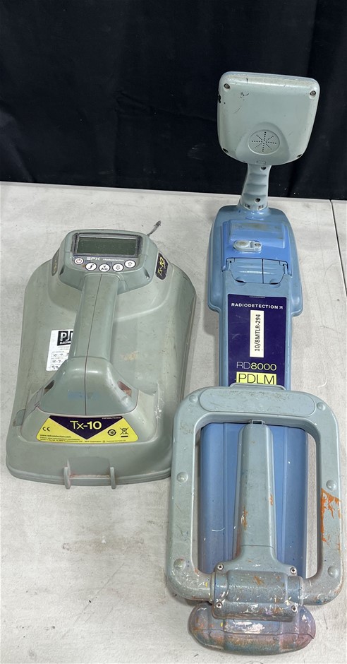 SPX Radiodetection RD8000 PDLM Cable & Pipe Locator Receiver Auction ...