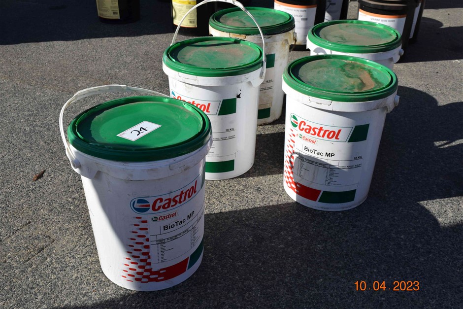 (Bid Price Per Each) 14kg Drums of Jet Lube Marine Wire rope Hawser ...