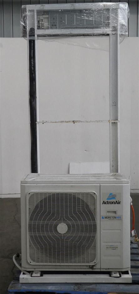 Artron Air Wre 071as Fully Installed Wall Split Aircon On Metal Frame Stand Auction 0001