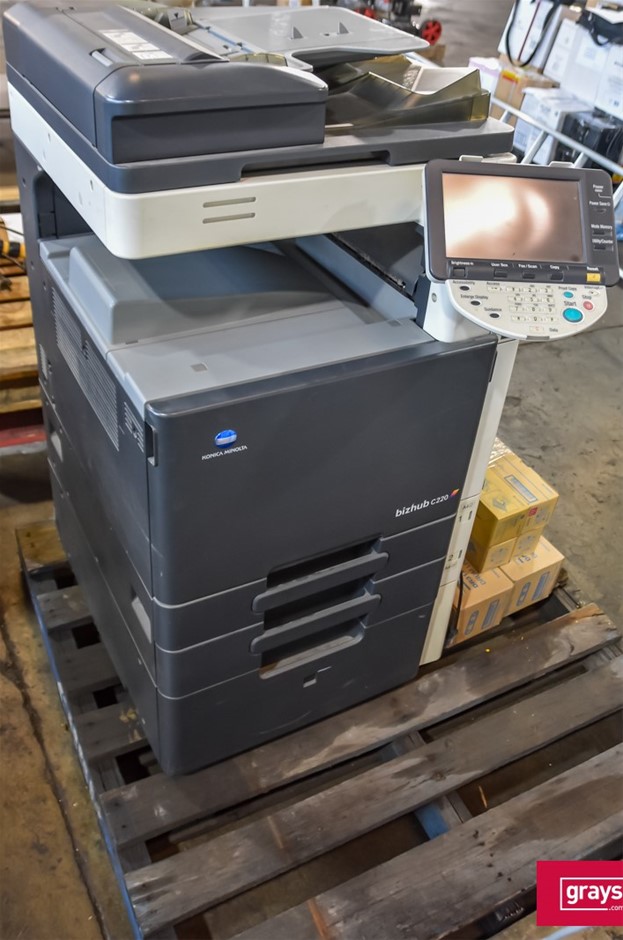 Konica Minolta bizhub C220 Multi Function Printer Auction (0024-5052788 ...