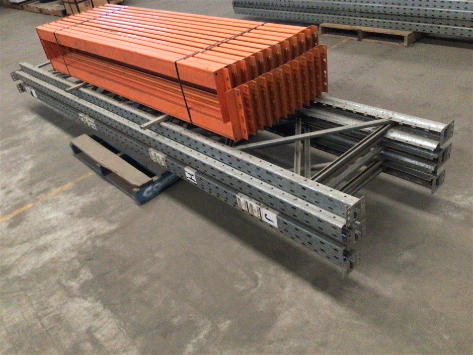 Qty of 4 Bays of Dexion Pallet Racking Auction (0051-8017125) | Grays Australia