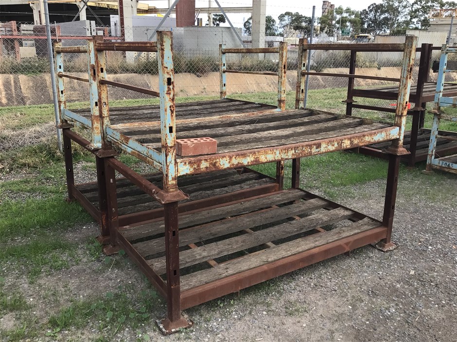 Qty of 4 Stackable Stillages Auction (0163-8017125) | Grays Australia