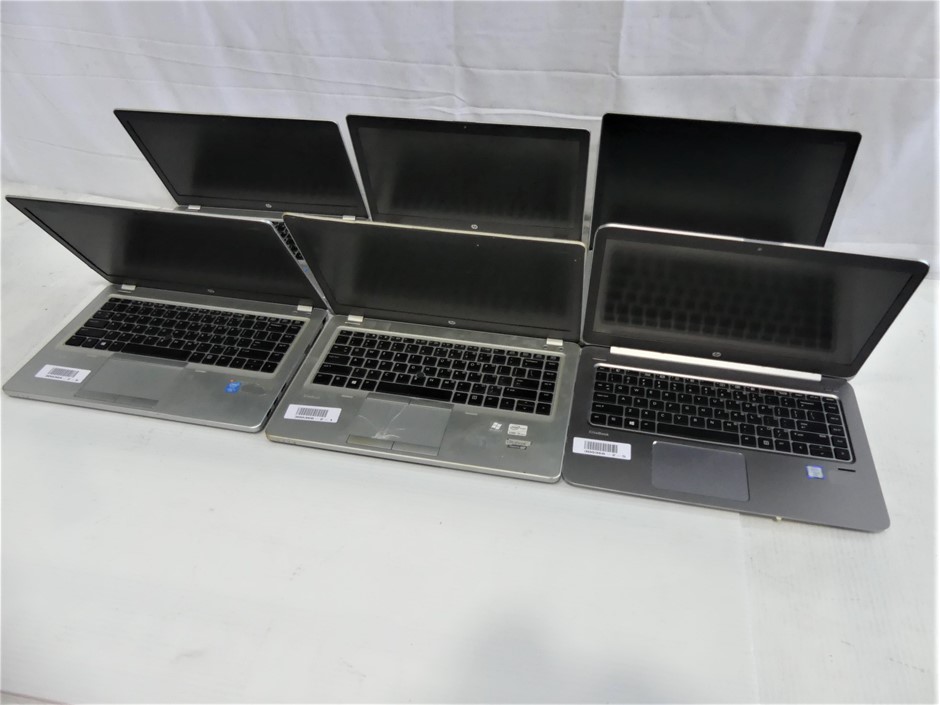 Bulk Lot of Assorted 6 HP Notebook PCs Auction (0024-2552504) | Grays ...