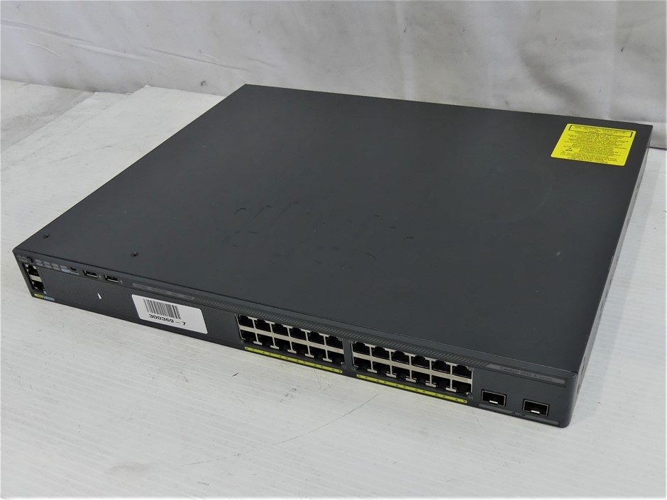 Cisco Systems WS-C2960X-24PD-L Catalyst 2960-x 24 Gige PoE Switch ...
