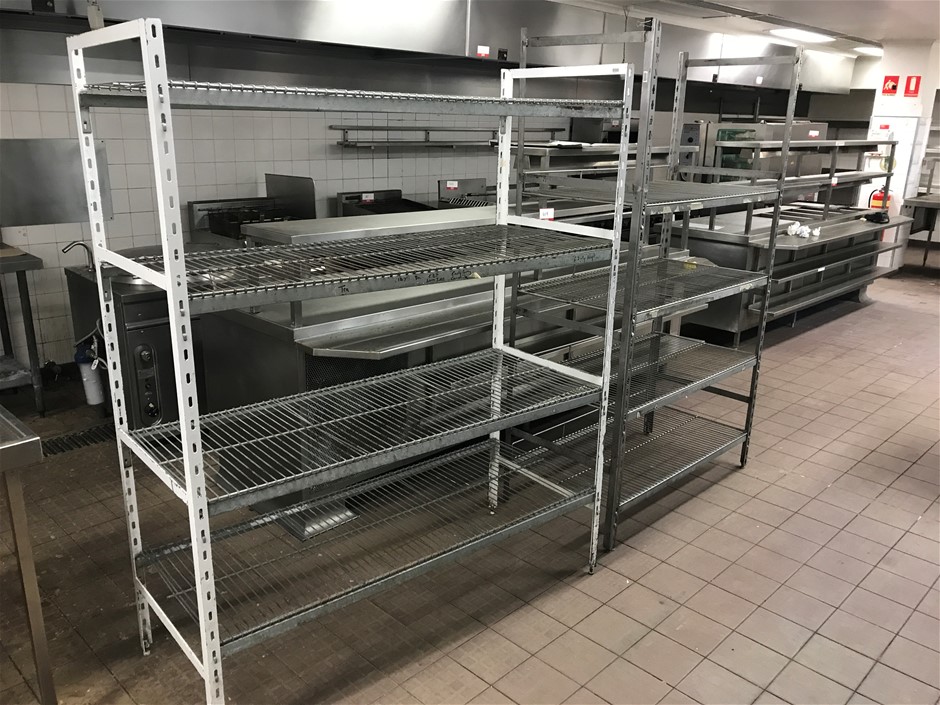 2 x Free Standing Shelve Units Auction (0638-3025500) | Grays Australia