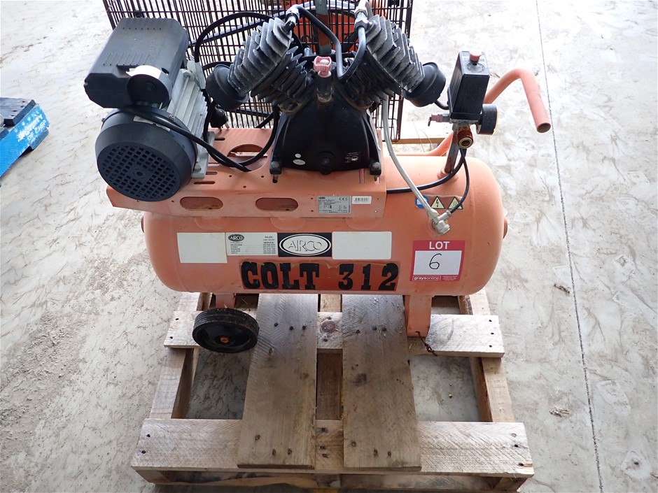 Airco Colt 312 Air Compressor Auction (0006-7044693) | Grays Australia