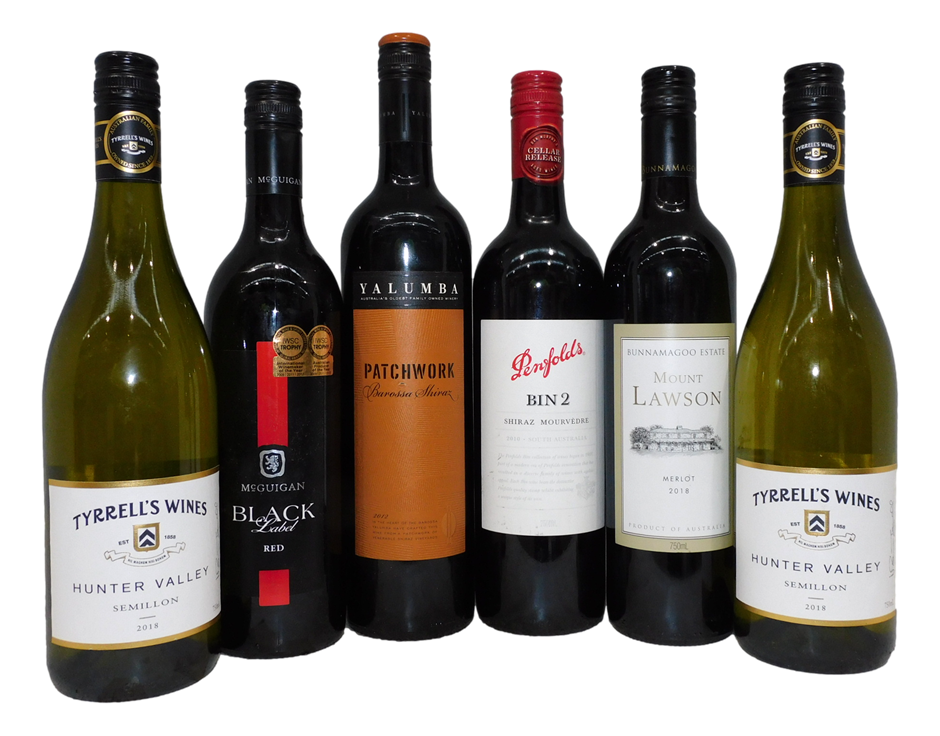 Pack of Assorted Wine (6x 750mL) Auction (0041-10722510) | Grays Australia