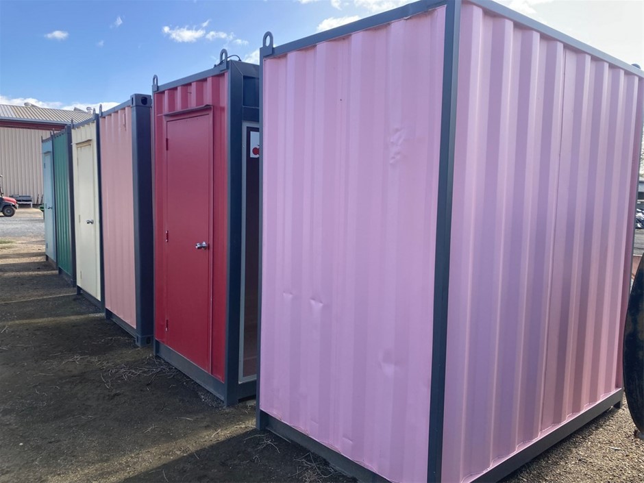 Custom Modified Retail Advertising / Display Shipping Container Auction ...