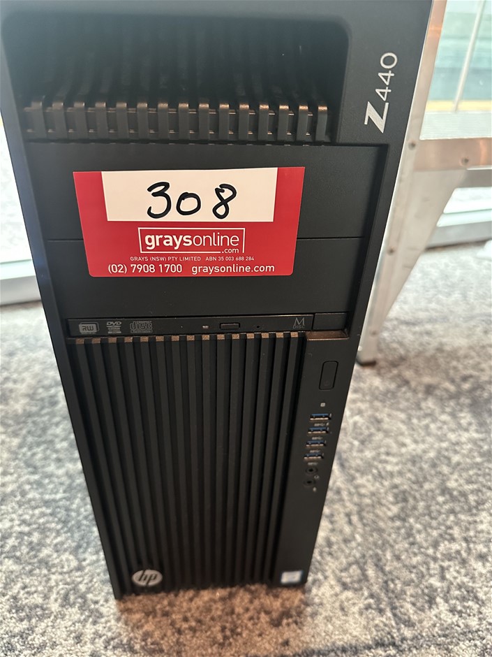 HP Z440 Workstation Tower Auction (0308-5052701) | Grays Australia