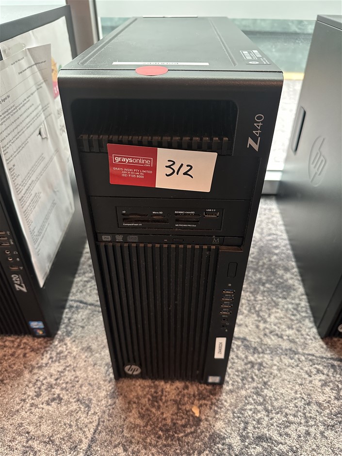 HP Z440 Workstation Tower Auction (0312-5052701) | Grays Australia