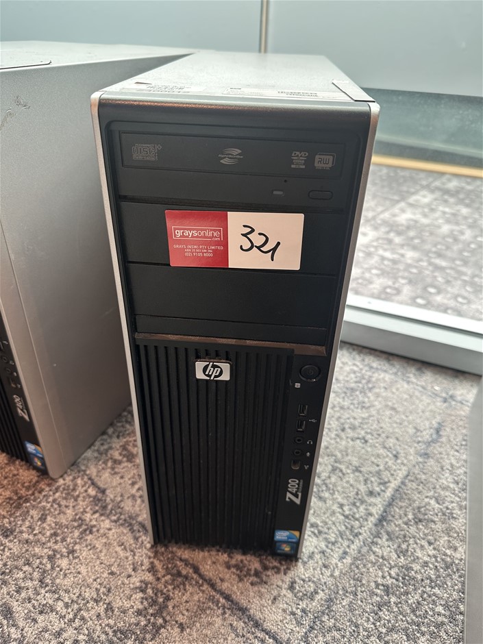 HP Z400 Workstation Tower Auction (0321-5052701) | Grays Australia