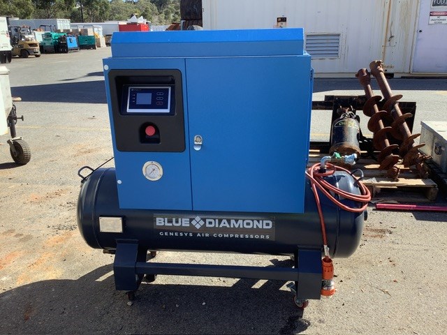 Unused 2022 Genesys TSC-10EVT Electric 10HP Mobile Screw Compressor ...